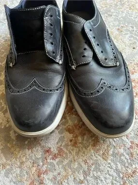 Cole Haan | Shoes | Cole Haan Navy Leather Wingtip Oxfords | Poshmark